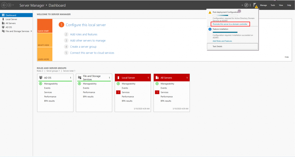 How to Install and Configure Windows Server 2019 Domain on VMware ...