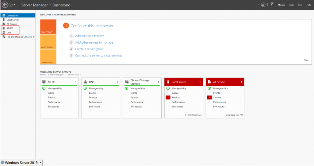 How to Install and Configure Windows Server 2019 Domain on VMware ...