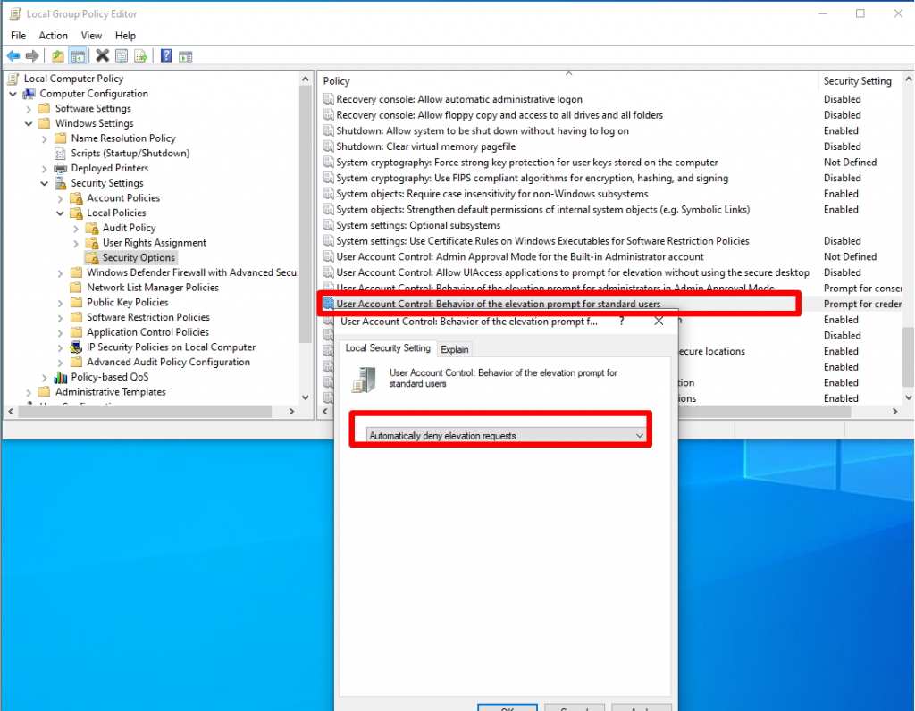 Windows User Account Control and Settings by Security – SYSTEMCONF