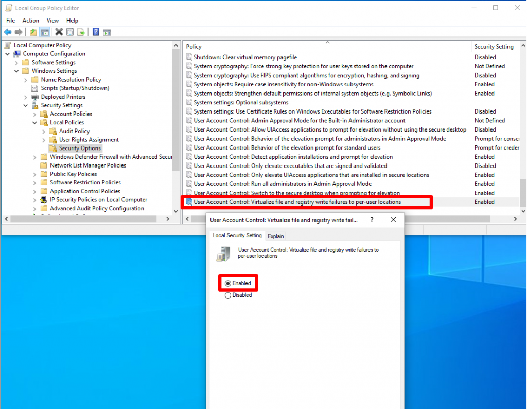 Windows User Account Control and Settings by Security – SYSTEMCONF