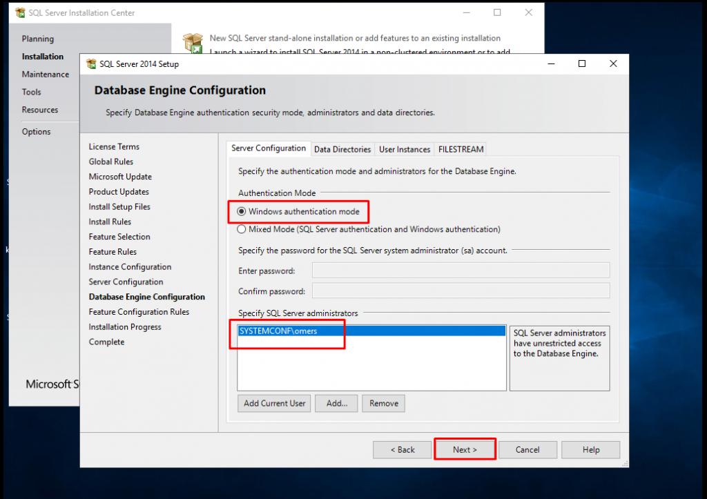 Kaspersky Security Center 12 and SQL Server 2014 Express Installation ...