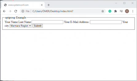 Html Form Tags With Examples – SYSTEMCONF