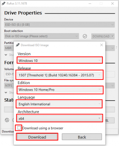 Download Old and New Versions of Windows 10 Using Rufus – SYSTEMCONF