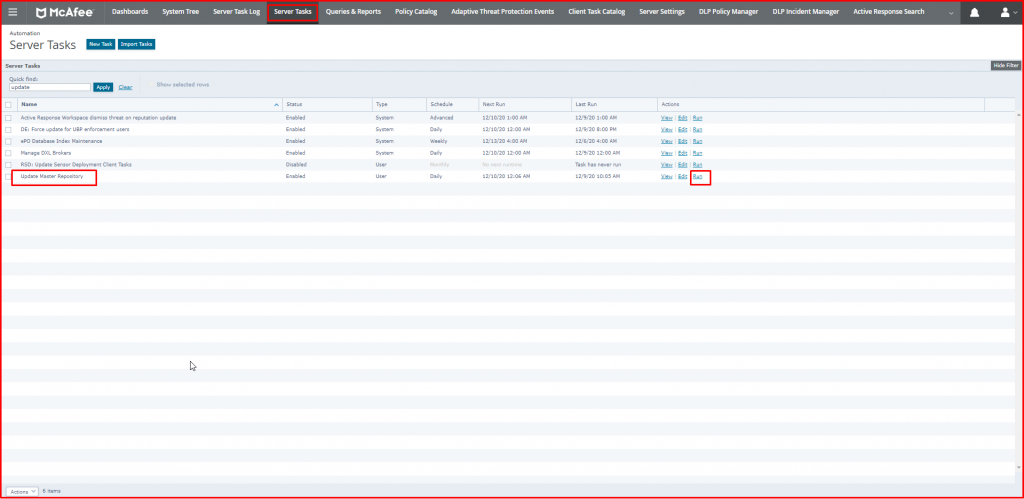 Update Master Repository Packages Appearing in “Repository Package ...