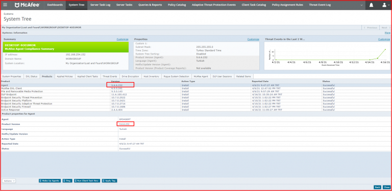 Mcafee Agent Install/Update Error and Solution via Mcafee Epo – SYSTEMCONF