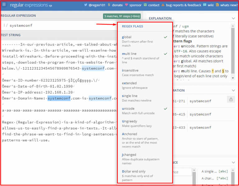 What is Regex? How to use? Regex Examples – SYSTEMCONF