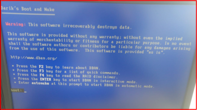 What is DBAN(Darik’s Boot And Nuke)? Deleting Data on Hard Drive with ...