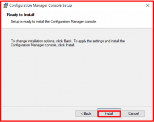 Installing SCCM Console Tool on Windows 10 Computer – SYSTEMCONF