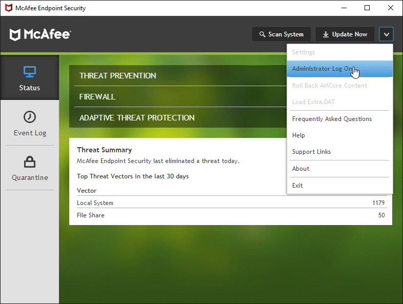 Setting Password Via McAfee ePO to Not Uninstall McAfee Antivirus ...