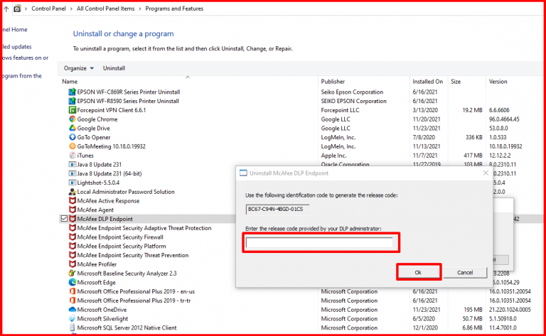 How to Uninstall McAfee DLP Agent from Computer? – SYSTEMCONF