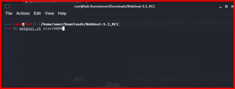 Installing WebGoat on Kali Linux – SYSTEMCONF