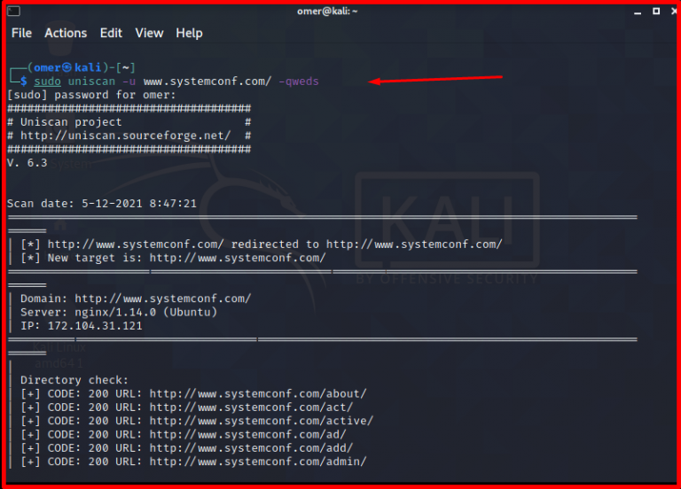 What is Uniscan and How is it Used? How to Install Uniscan? – SYSTEMCONF