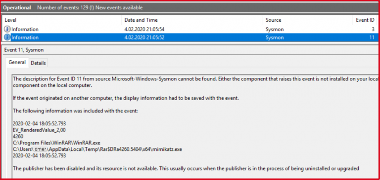 Detecting Mimikatz with the Sysmon Tool – SYSTEMCONF