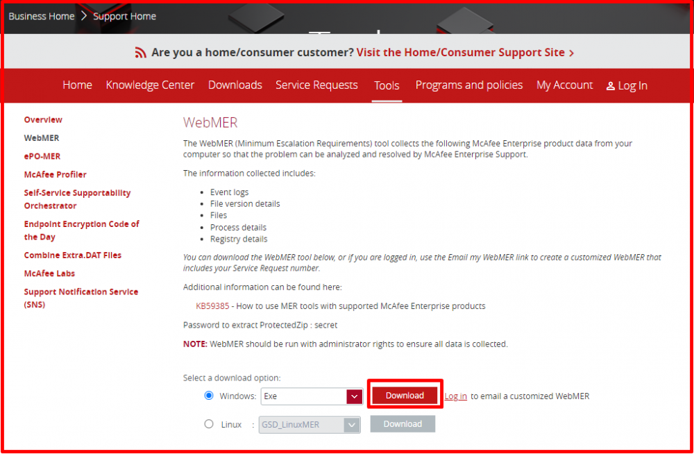 What is WebMER? Log Collection with MER Tool? – SYSTEMCONF