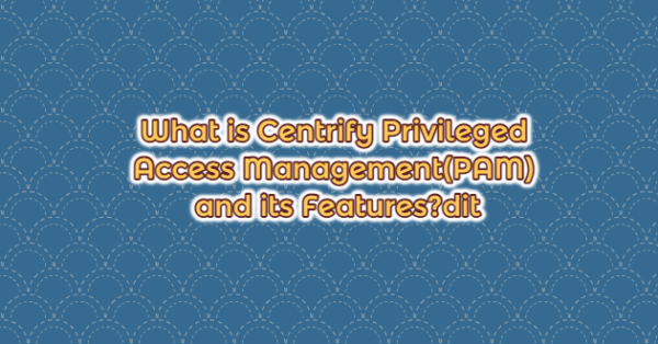 What is Centrify Privileged Access Management(PAM) and its Features ...